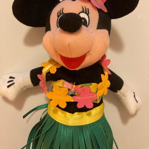 Disney | Toys | 32 Disney Store Plush Hula Minnie Mouse Hawaii Luau ...